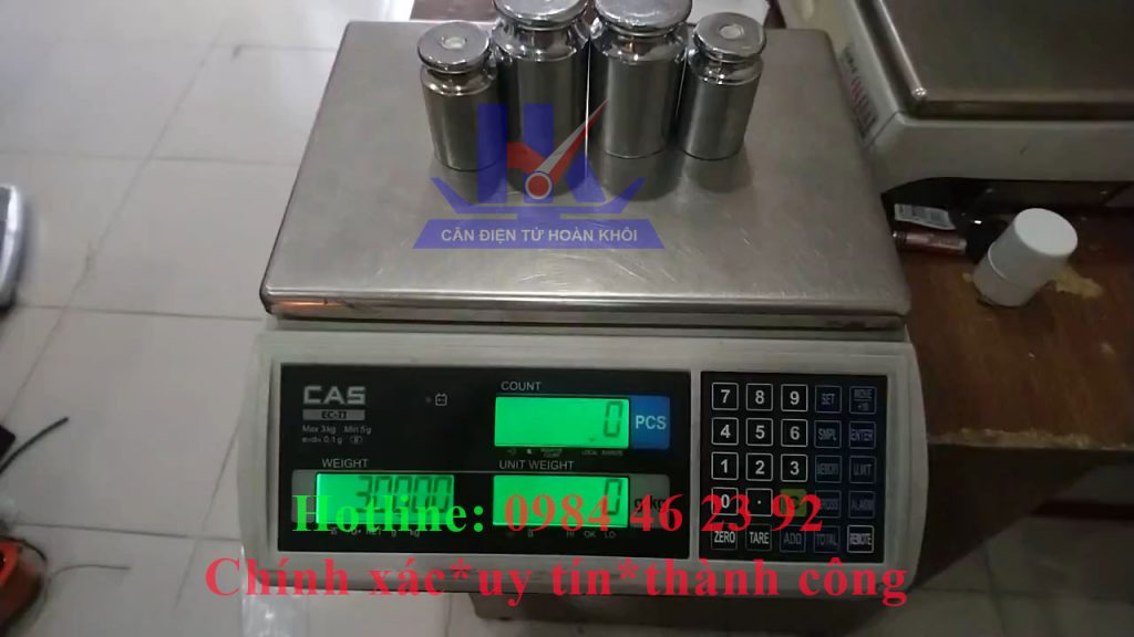 Sửa Chữa Hiệu Chuẩn Cân Điện Tử CAS EC II 3kg 6kg 15kg 30kg